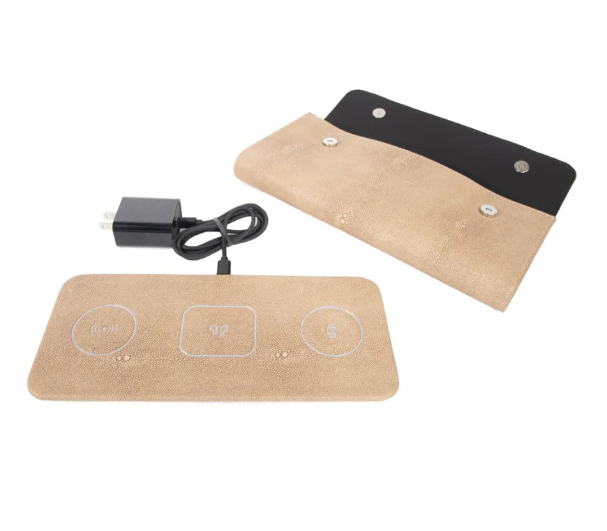 Something Personalized | 3-in-1 Portable Charging Pad