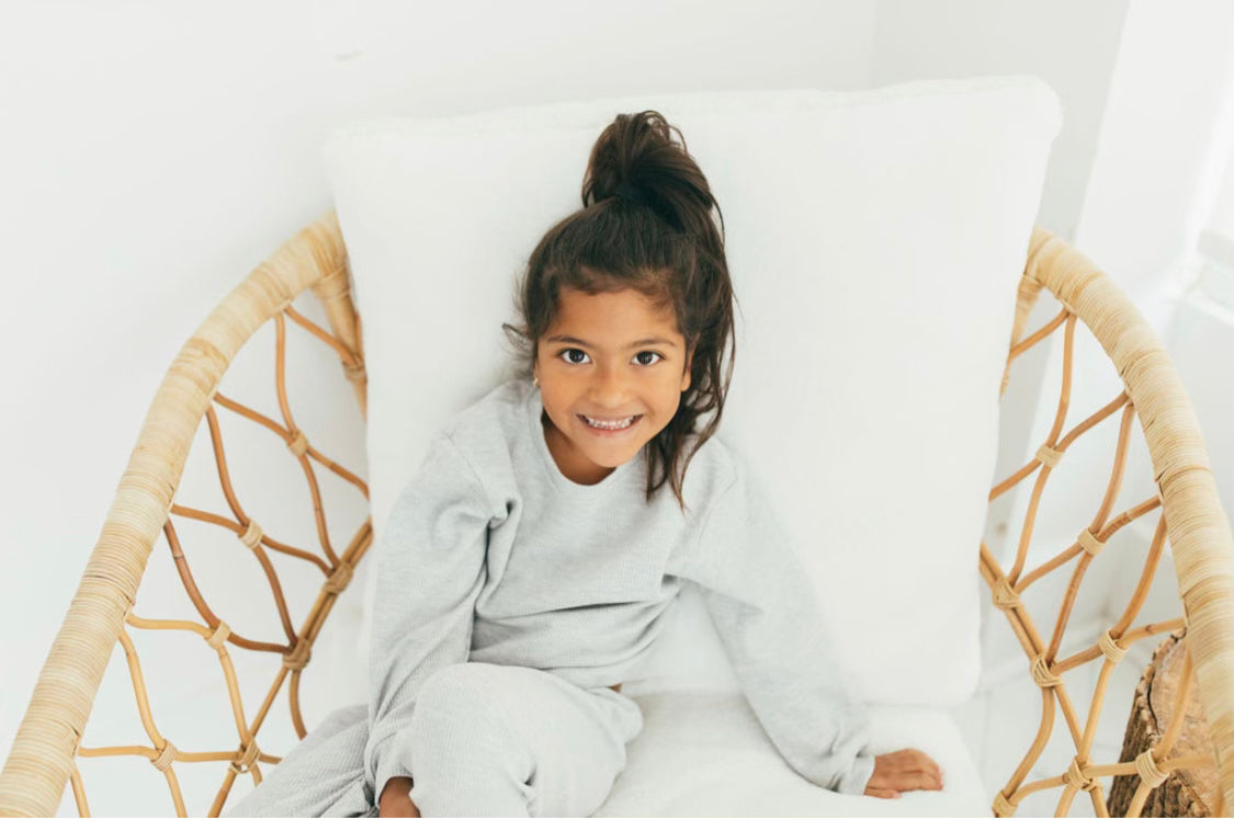 Something Personalized | Mikki Rae Little Ones | Grey Waffle Set